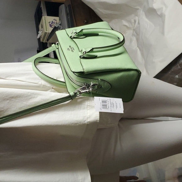 Coach | Bags | Coach Ch297 Mini Darcie Carryall Silverpale Pistachio ...